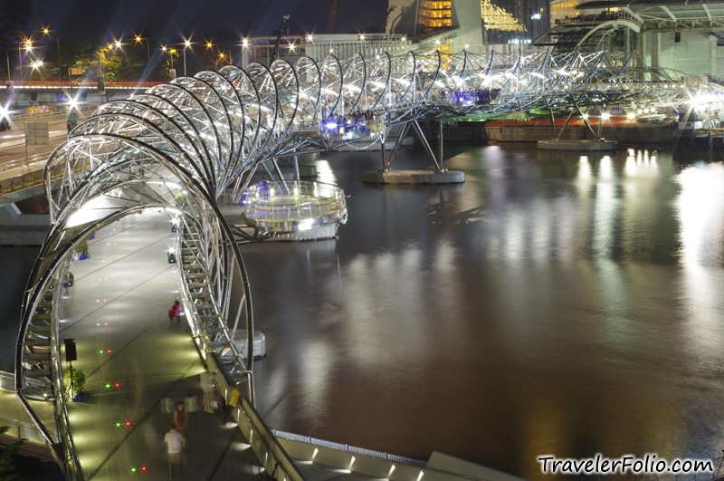 Official Opening of Helix bridge - Travel Blog Singapore